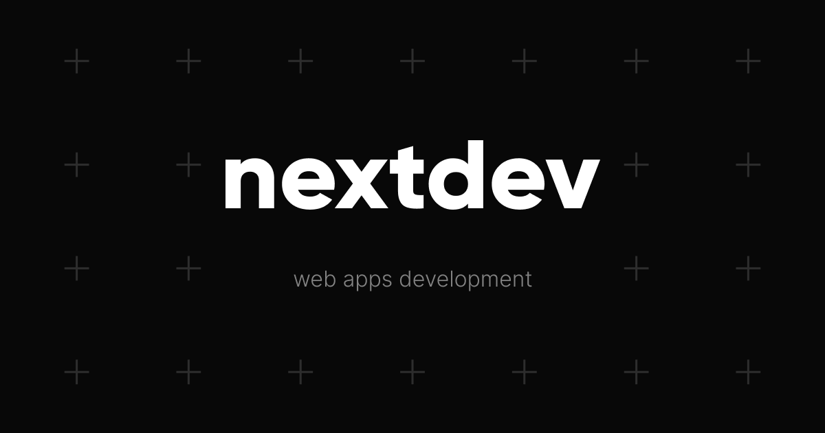 nextdev - vývoj webových stránek a aplikací